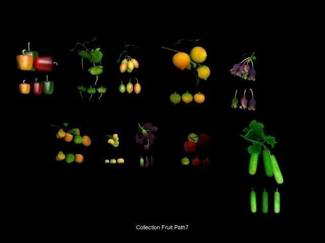 Collection Fruit texture pack VR / AR / low-poly | CGTrader