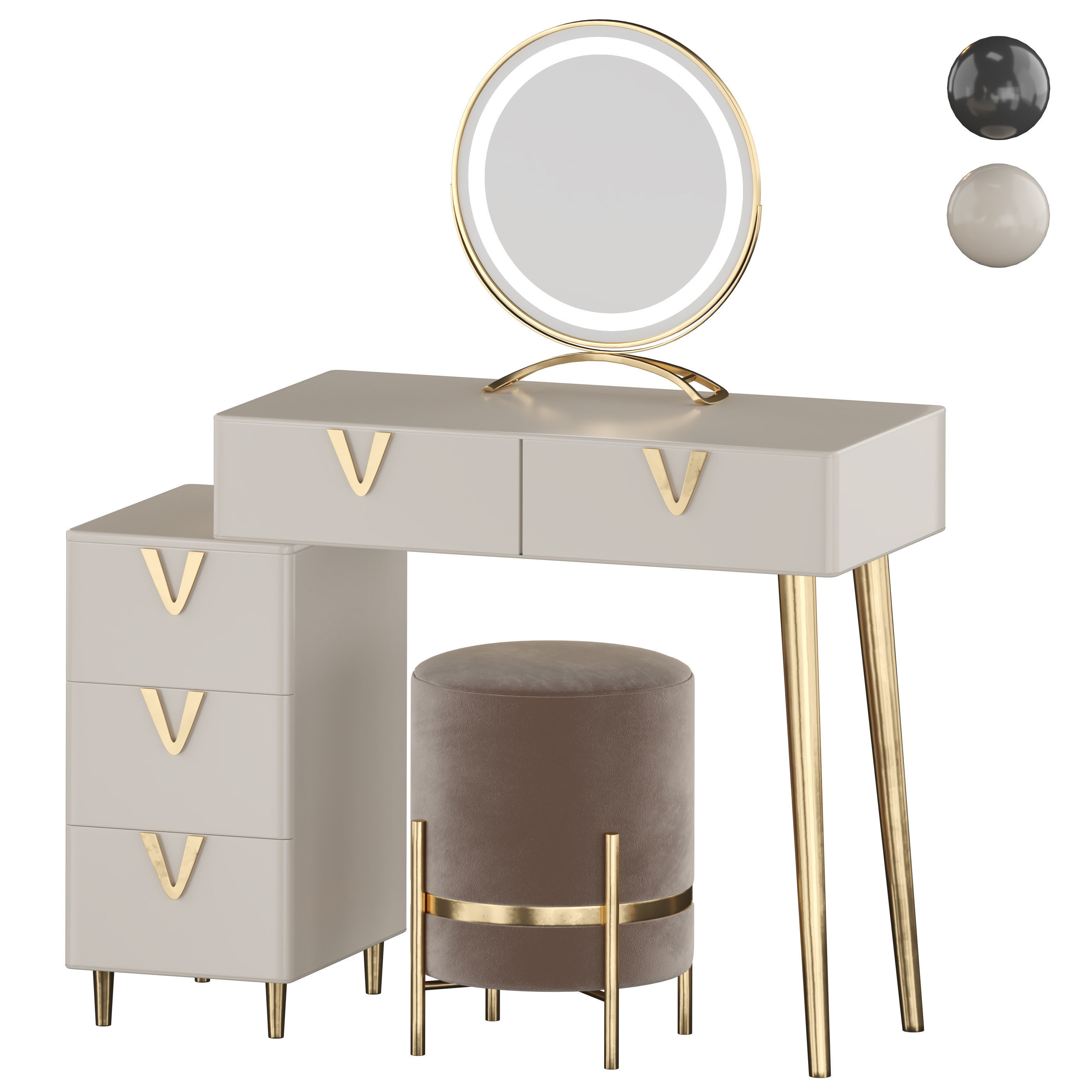 ORLA Modern Vanity Set 3D model | CGTrader
