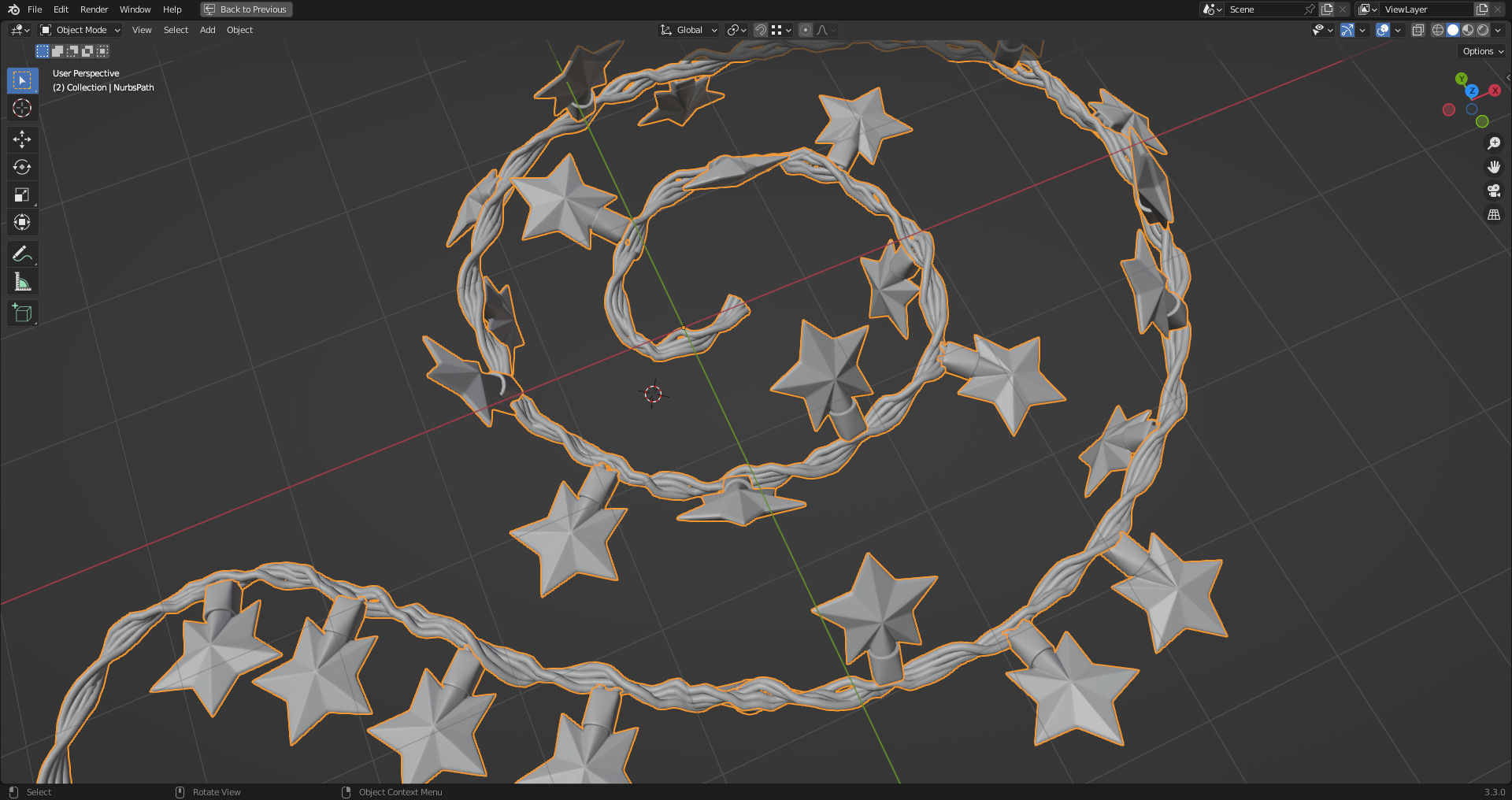 Christmas Tree Fairy Lights Generator for Blender 3D model | CGTrader