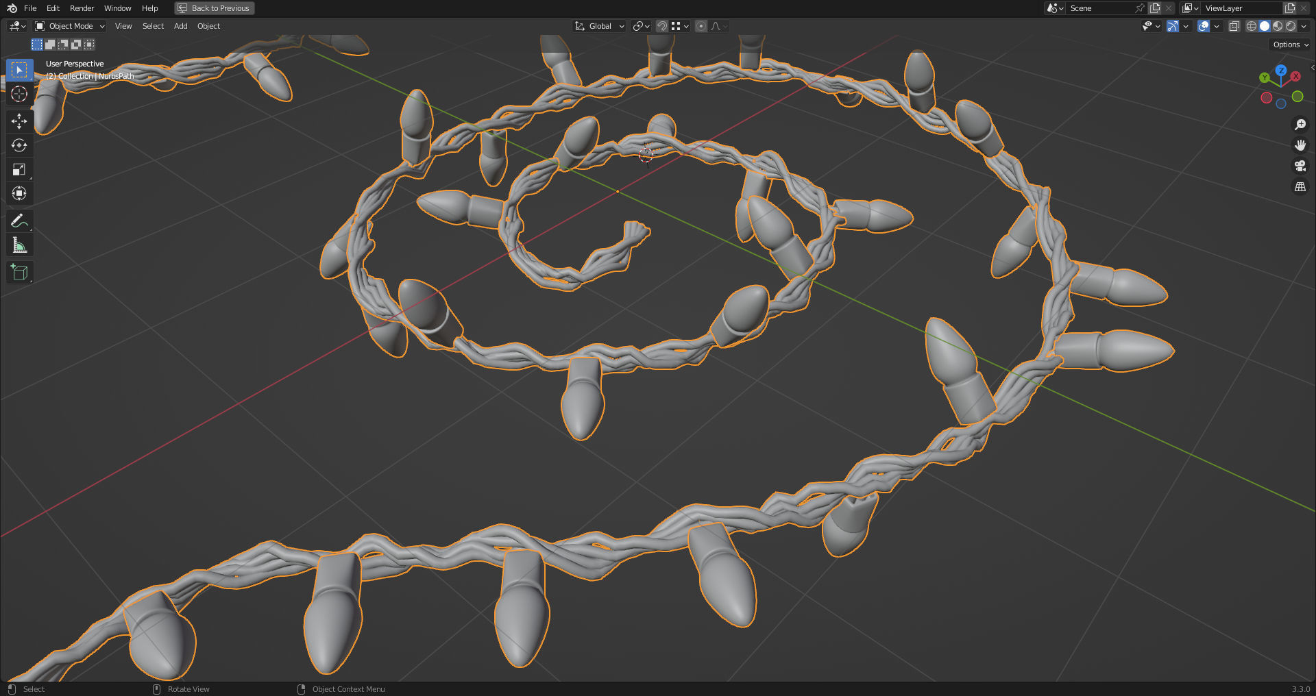 Christmas Tree Fairy Lights Generator for Blender 3D model | CGTrader