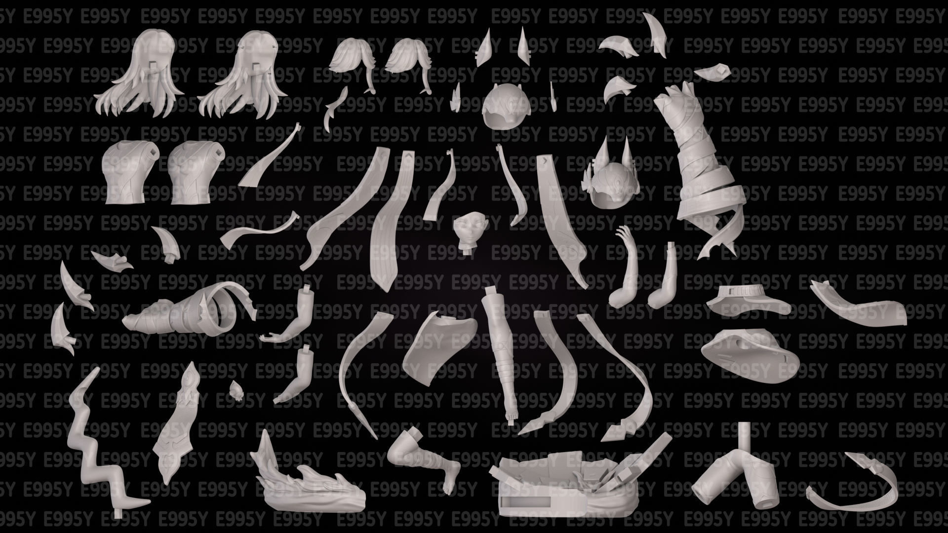 Genshin Impact - Cyno Figure STL file for 3D printing 3D model 3D ...