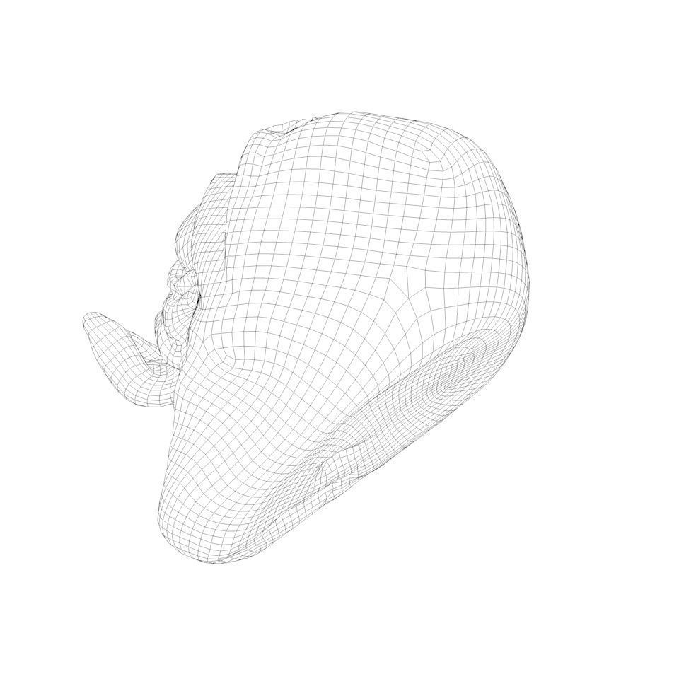 Funky Head Decoration free VR / AR / low-poly 3D model | CGTrader