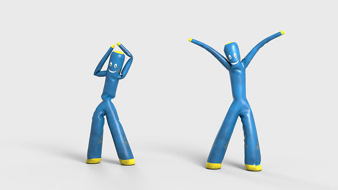 3D model Windman Animated Alembic Sequences VR / AR / low-poly | CGTrader