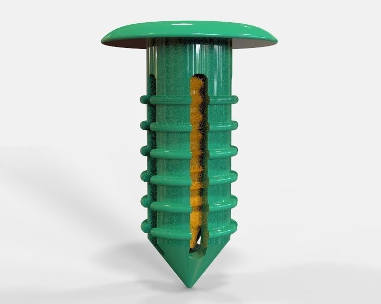 Retainer Blind Rivet Screw Type Version-03 3D model 3D printable | CGTrader