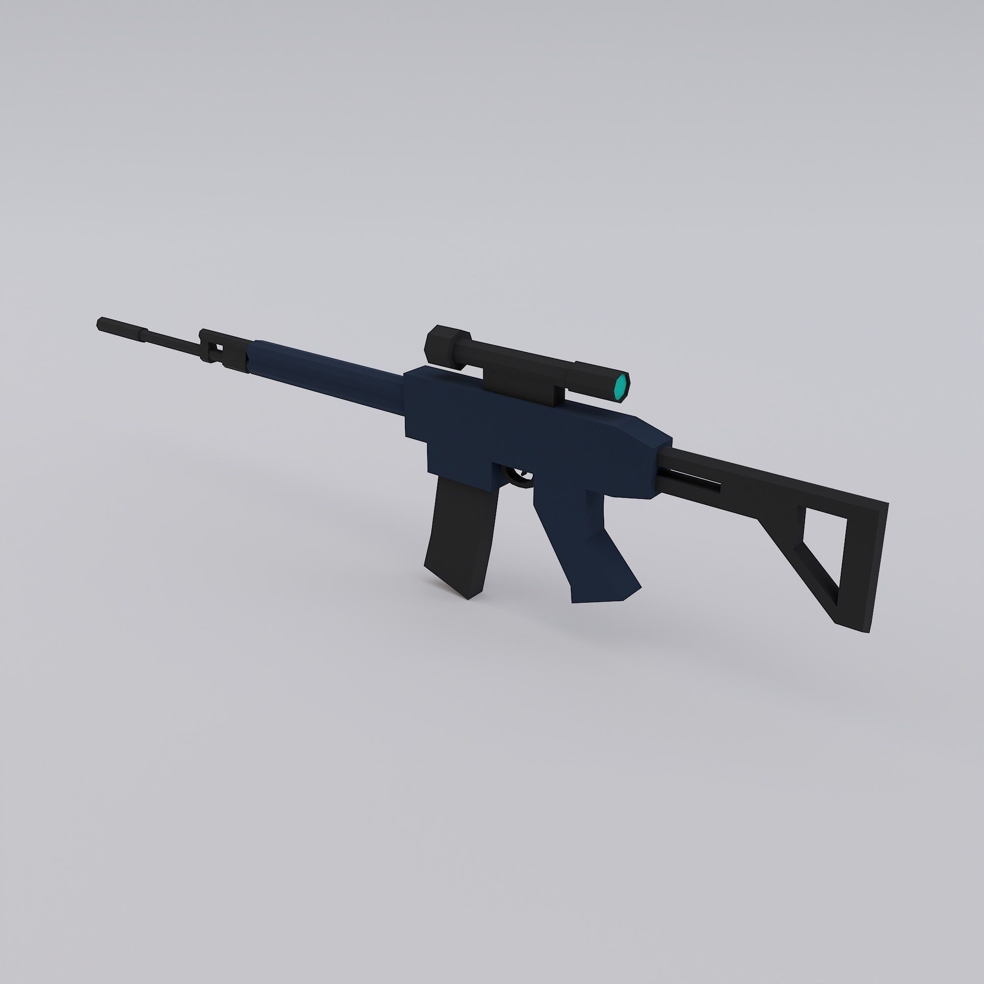3D model Pindad SS2 sniper rifle gun VR / AR / low-poly | CGTrader