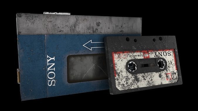 Walkman sony tape box 3D model animated | CGTrader