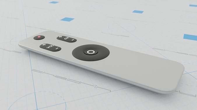3D model Remote control for TV or media player VR / AR / low-poly ...
