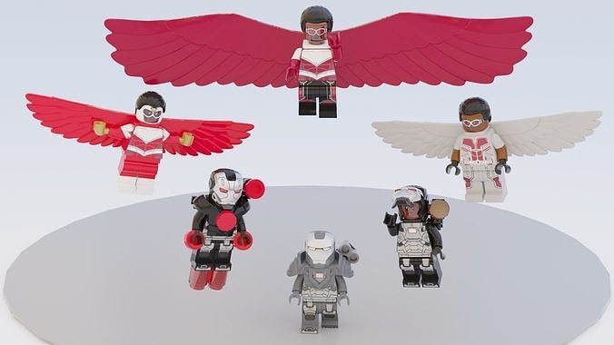 Lego Falcon Marvel Winter Soldier