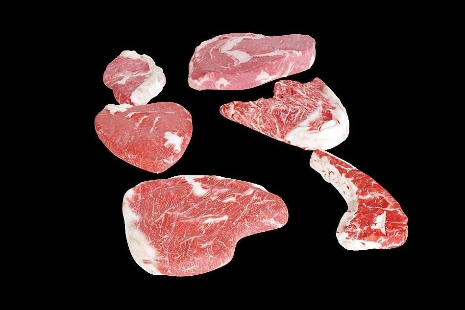 Meats beef steaks - pack 3D model | CGTrader