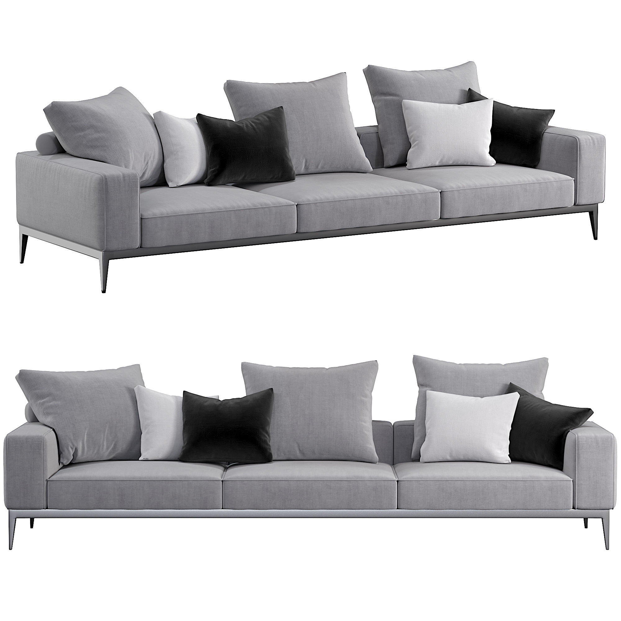 Gregory sofa by Flexform 3D model | CGTrader