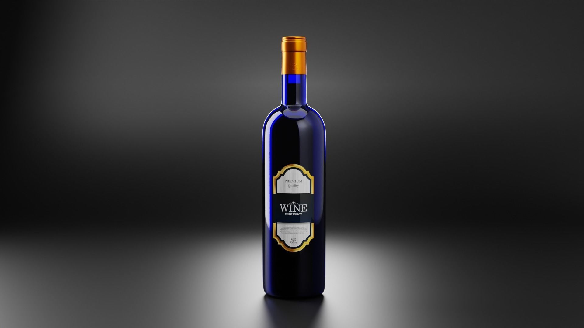 Wine Bottle Blender 3d Model - Product Model 3D model | CGTrader
