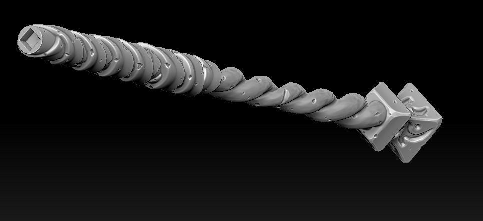 Rune staff 3d print 3D model 3D printable | CGTrader