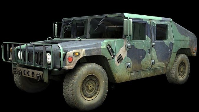 3D model Humvee army VR / AR / low-poly | CGTrader