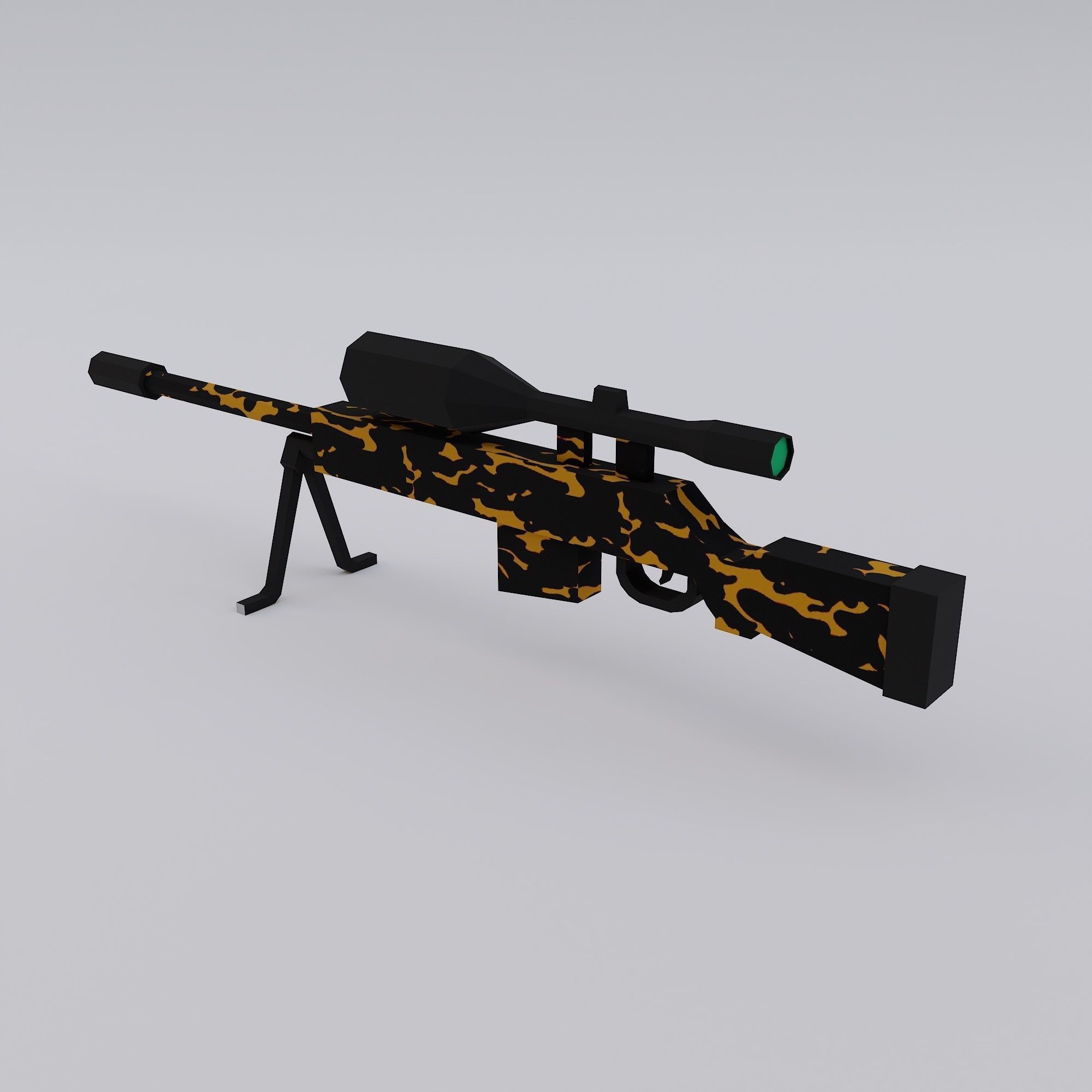3D model ROBAR RC50 sniper rifle gun VR / AR / low-poly | CGTrader