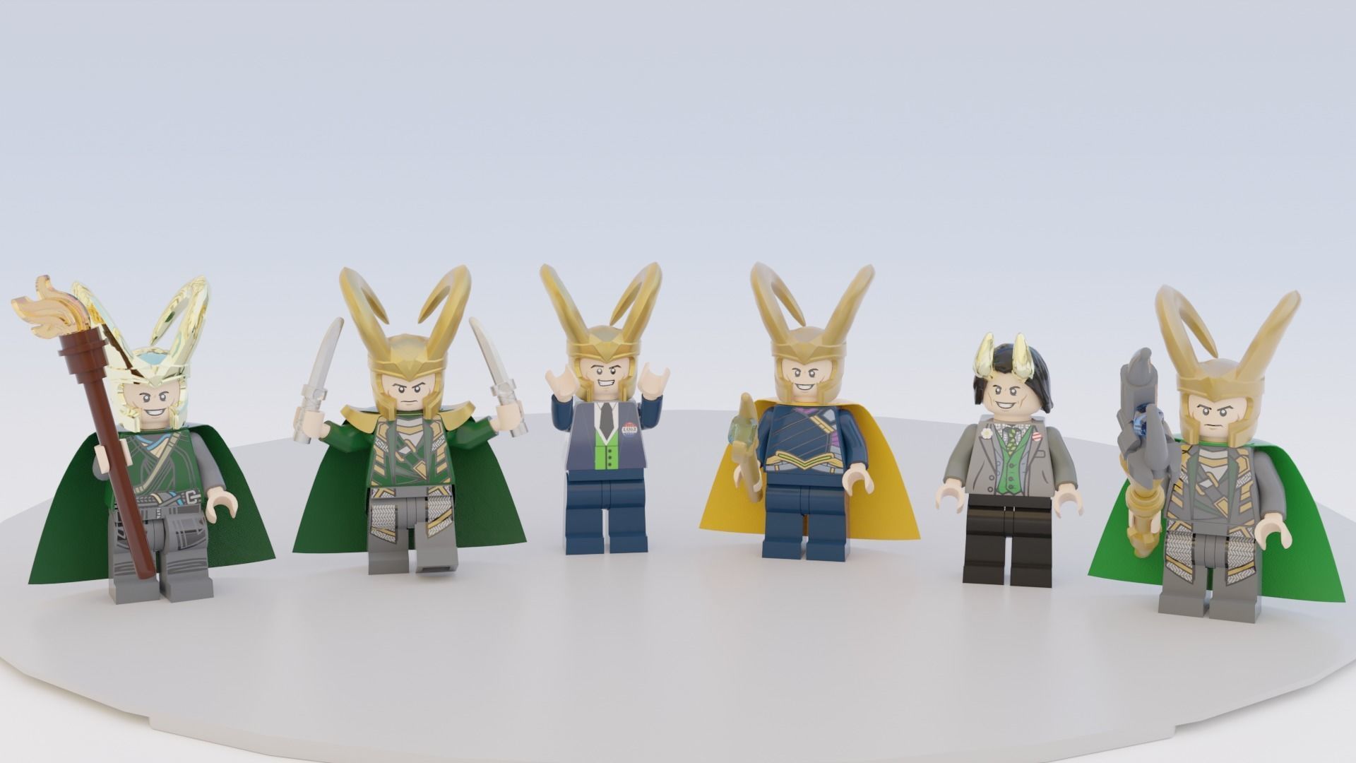 Lego Loki Pack 3D model | CGTrader