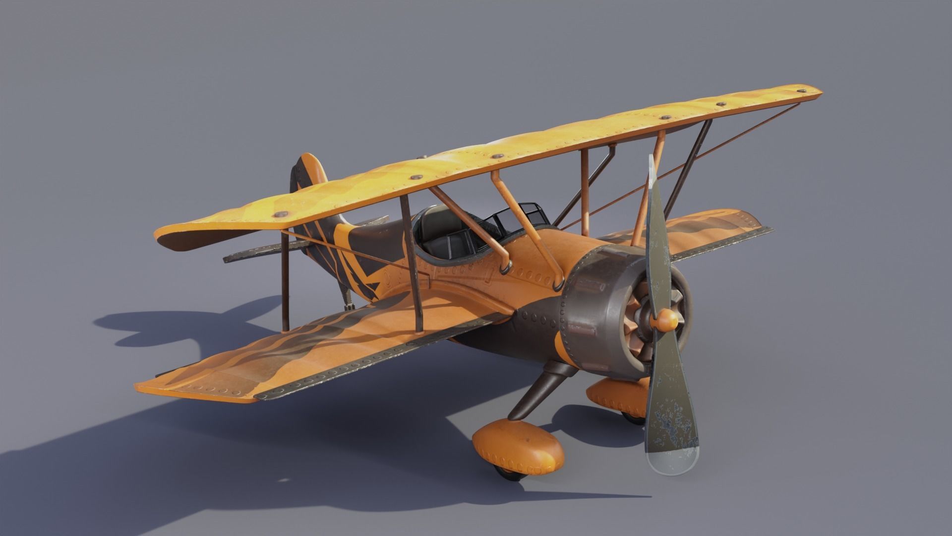 Mighty Hawk Aircraft 3D model | CGTrader