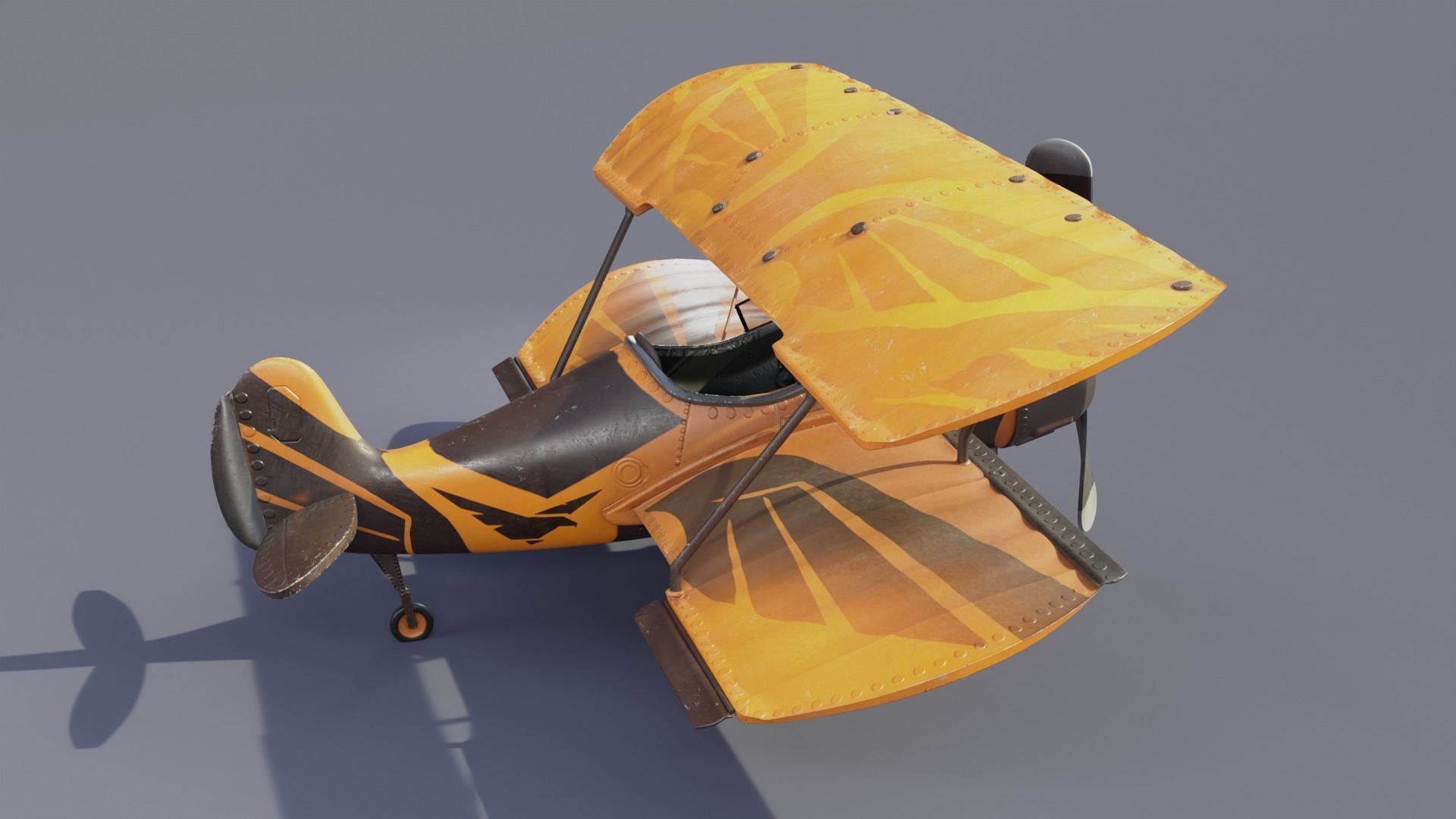 Mighty Hawk Aircraft 3D model | CGTrader