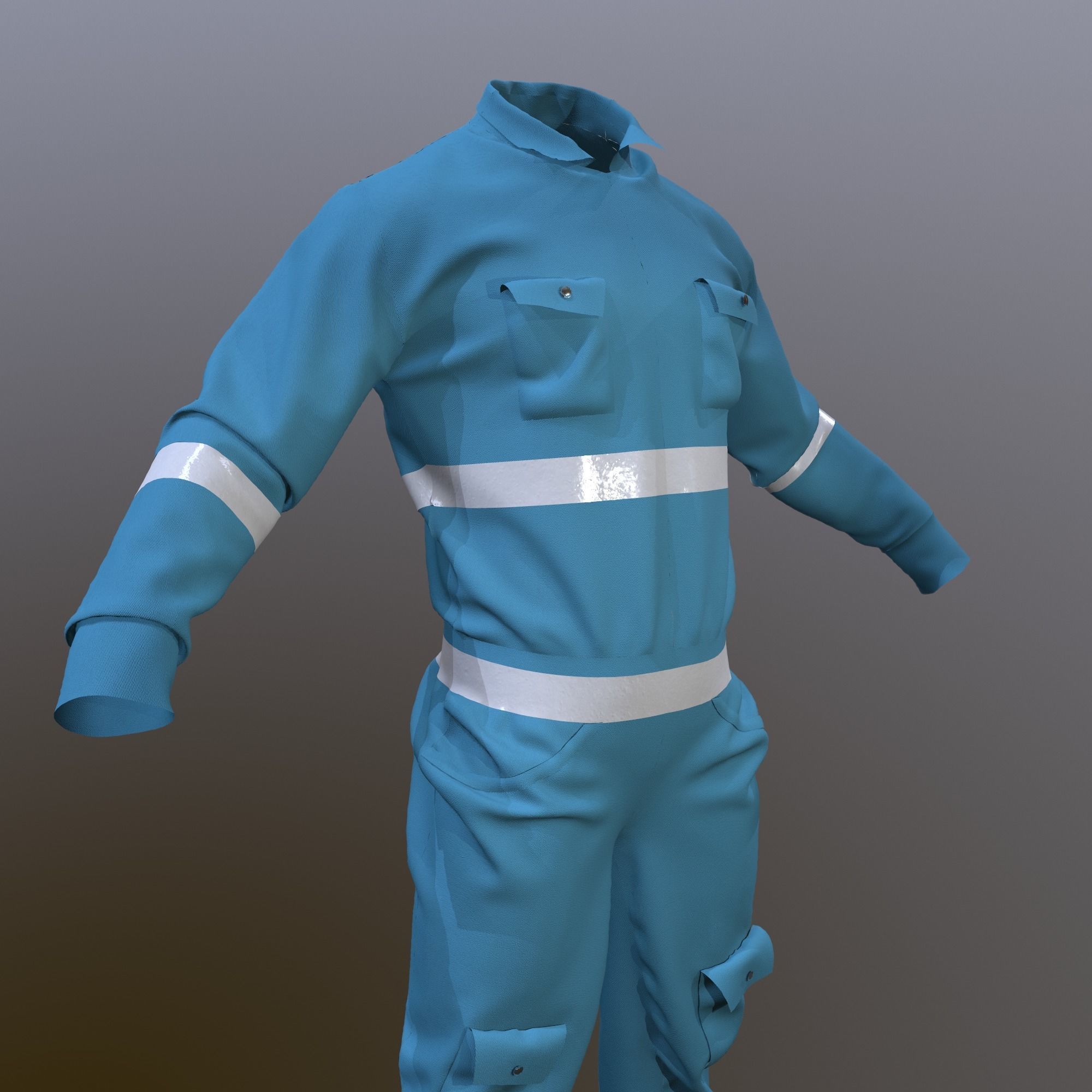 Worker Cloth 3D model | CGTrader