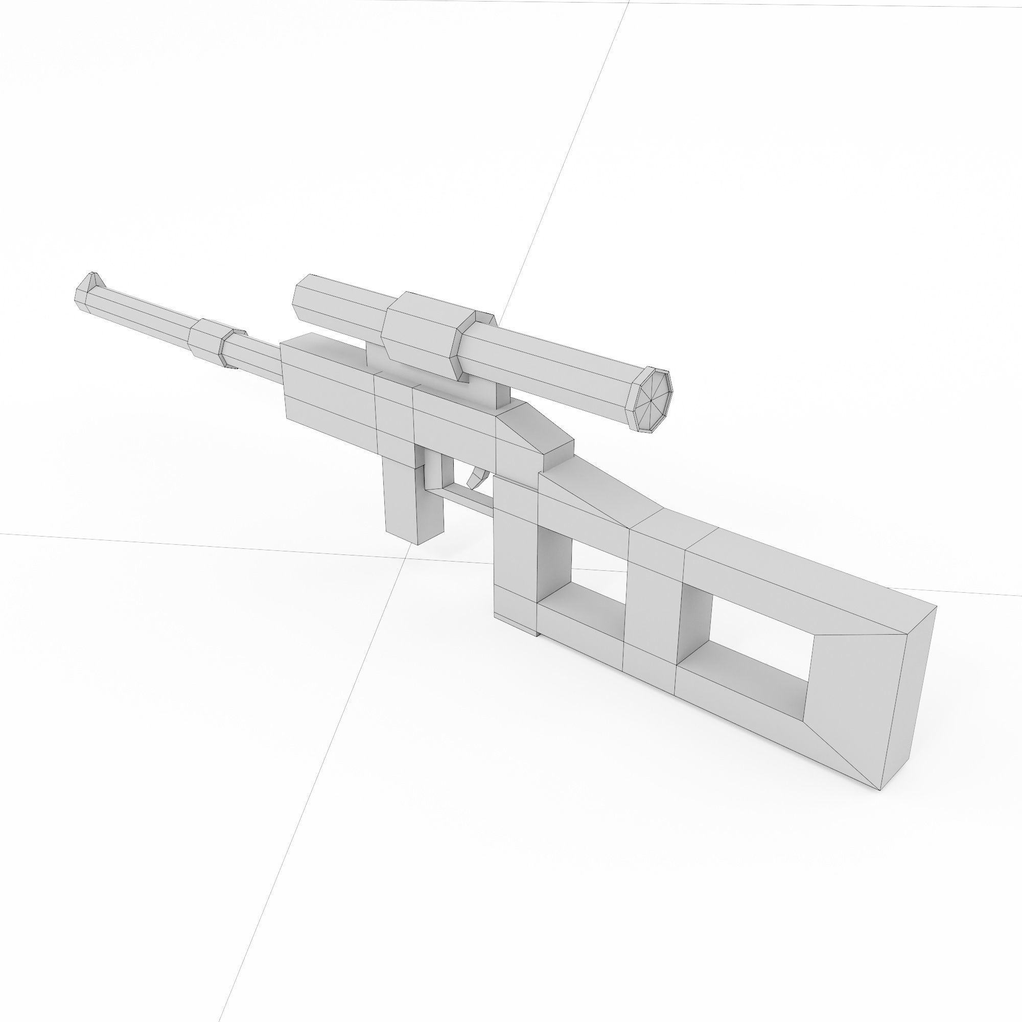 3D model VSK 94 sniper rifle gun VR / AR / low-poly | CGTrader