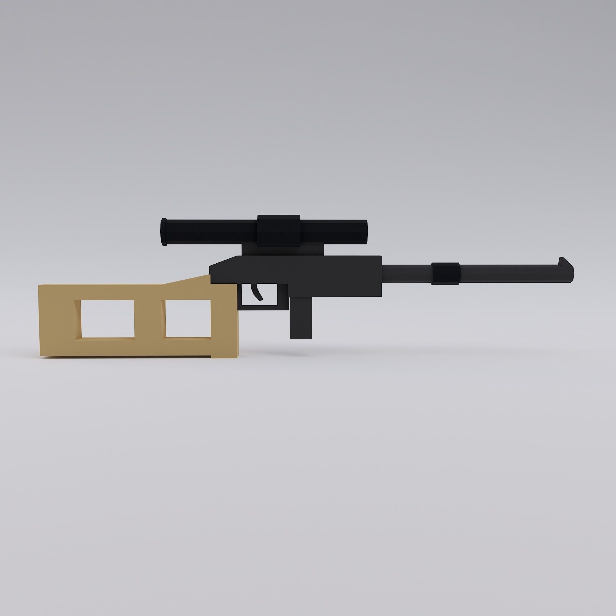 3D model VSK 94 sniper rifle gun VR / AR / low-poly | CGTrader