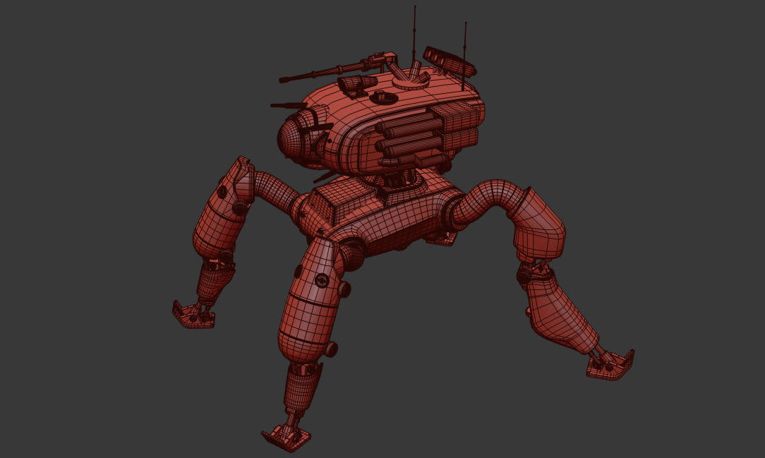Robo Mech 3D model | CGTrader