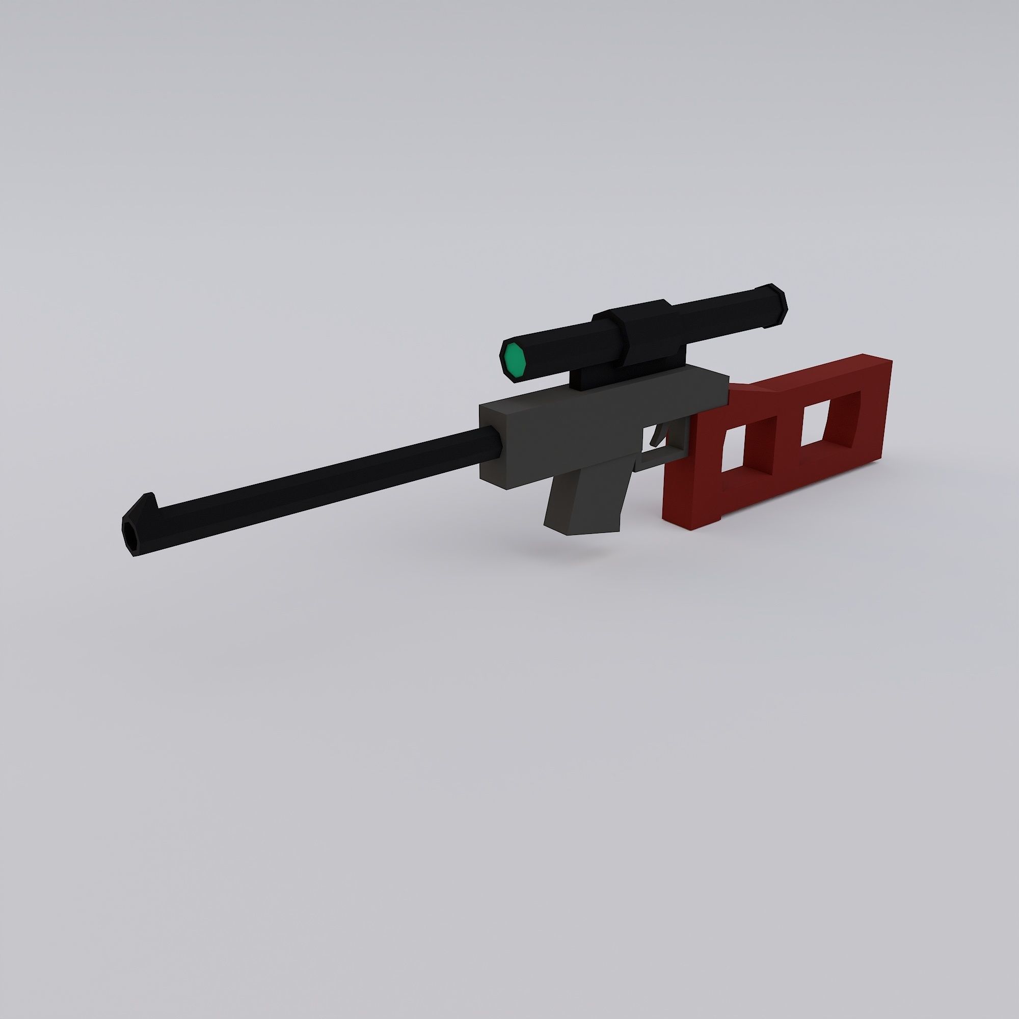 3D model VSS vintorez sniper rifle gun VR / AR / low-poly | CGTrader