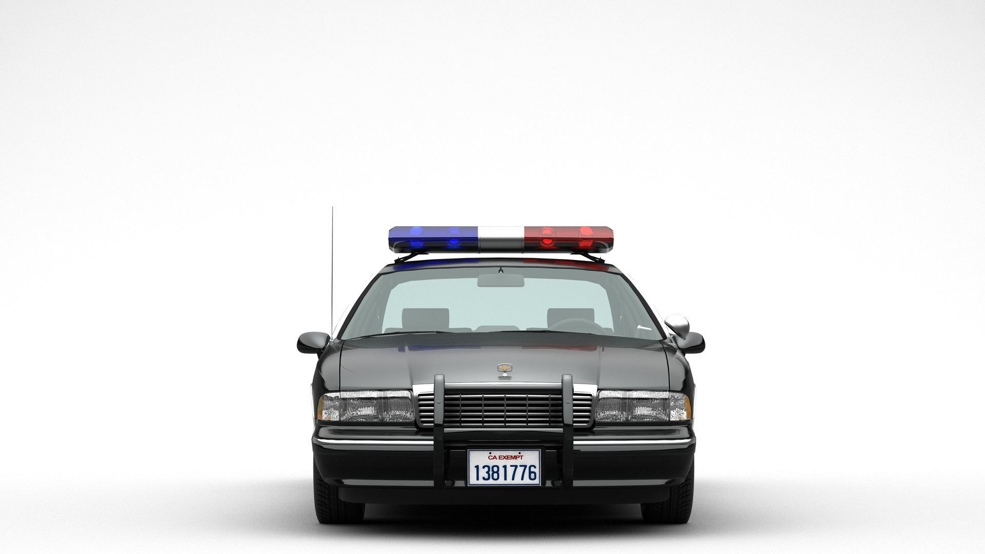 Chevrolet Caprice Classic Police 1994 3D model | CGTrader