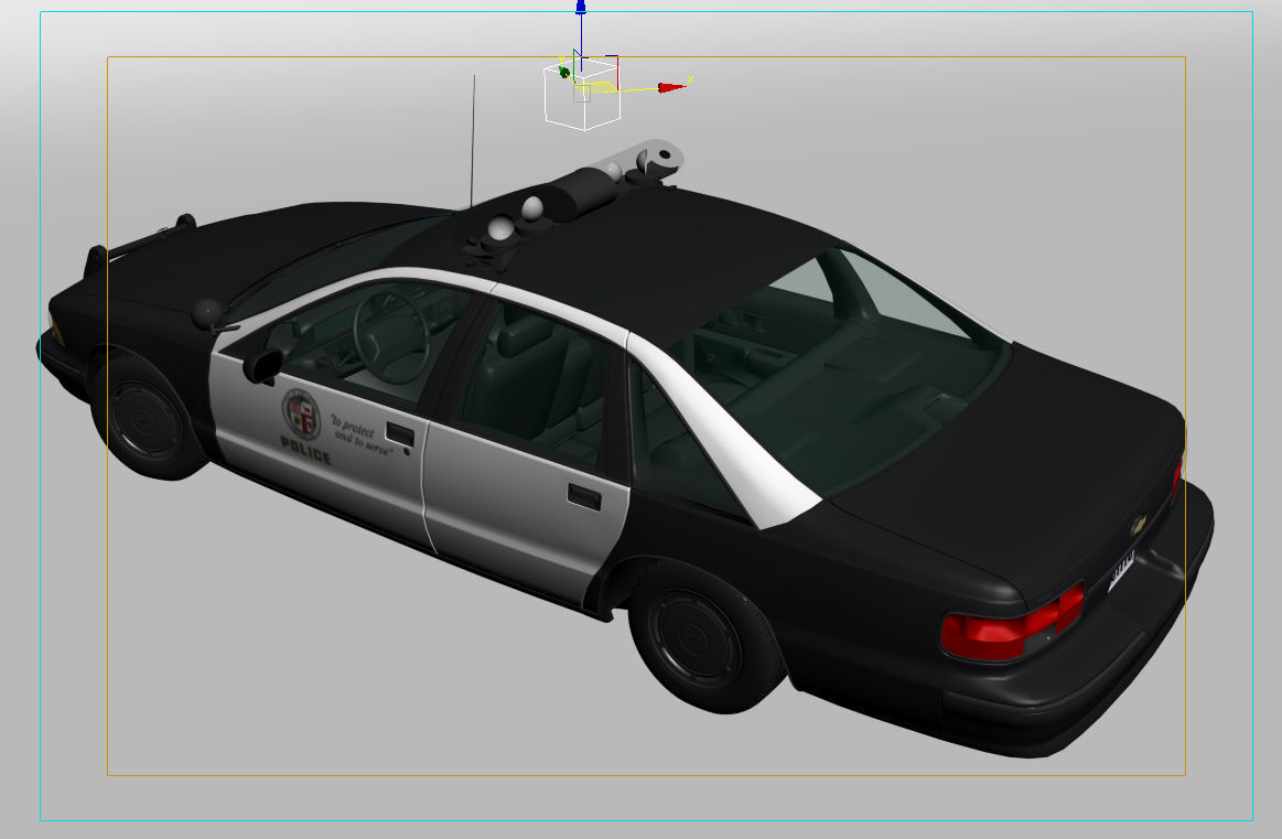 Chevrolet Caprice Classic Police 1994 3D model | CGTrader