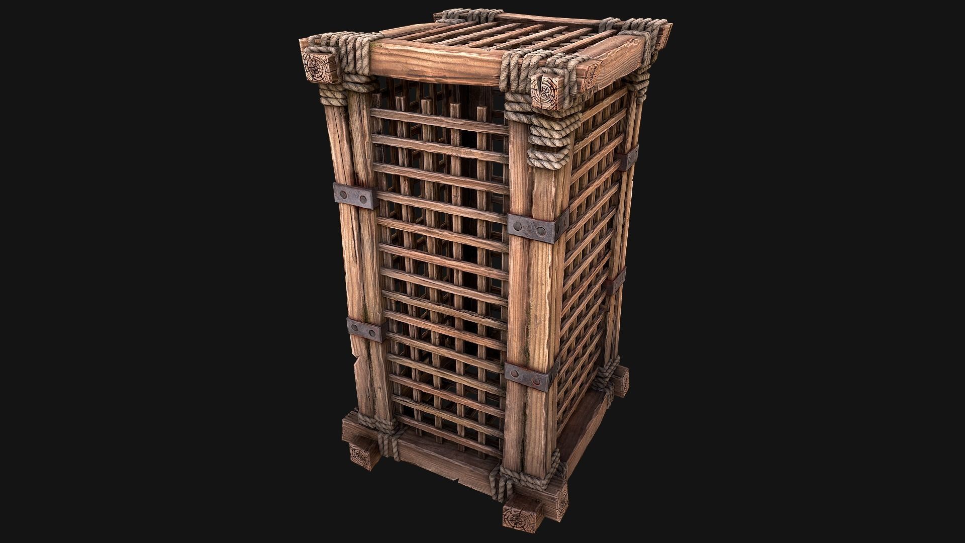 3D model Medieval Prison Cells VR / AR / low-poly | CGTrader