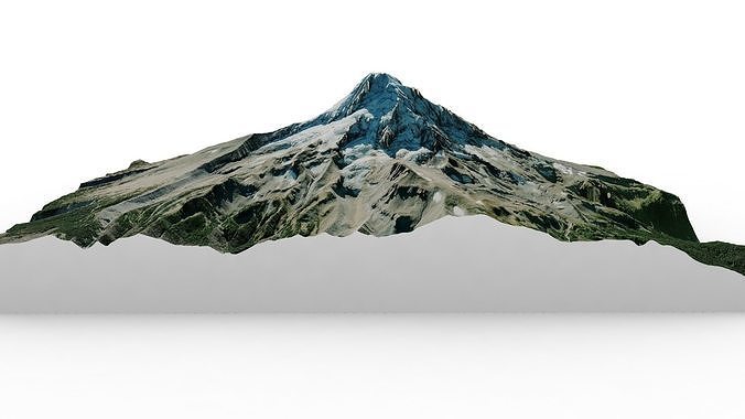 Mount Hood free 3D model | CGTrader