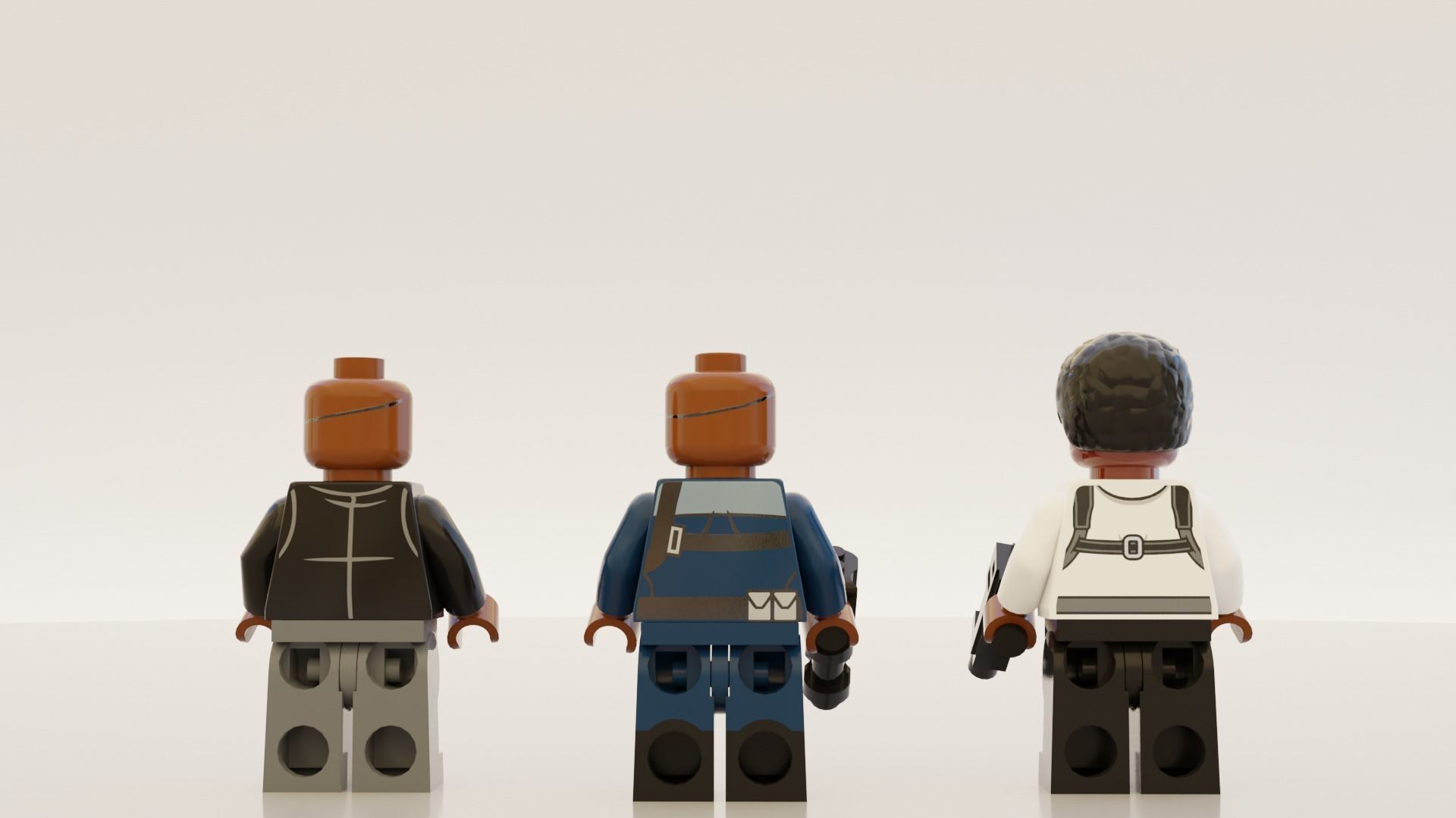 Lego Nick Fury mini pack 3D model | CGTrader