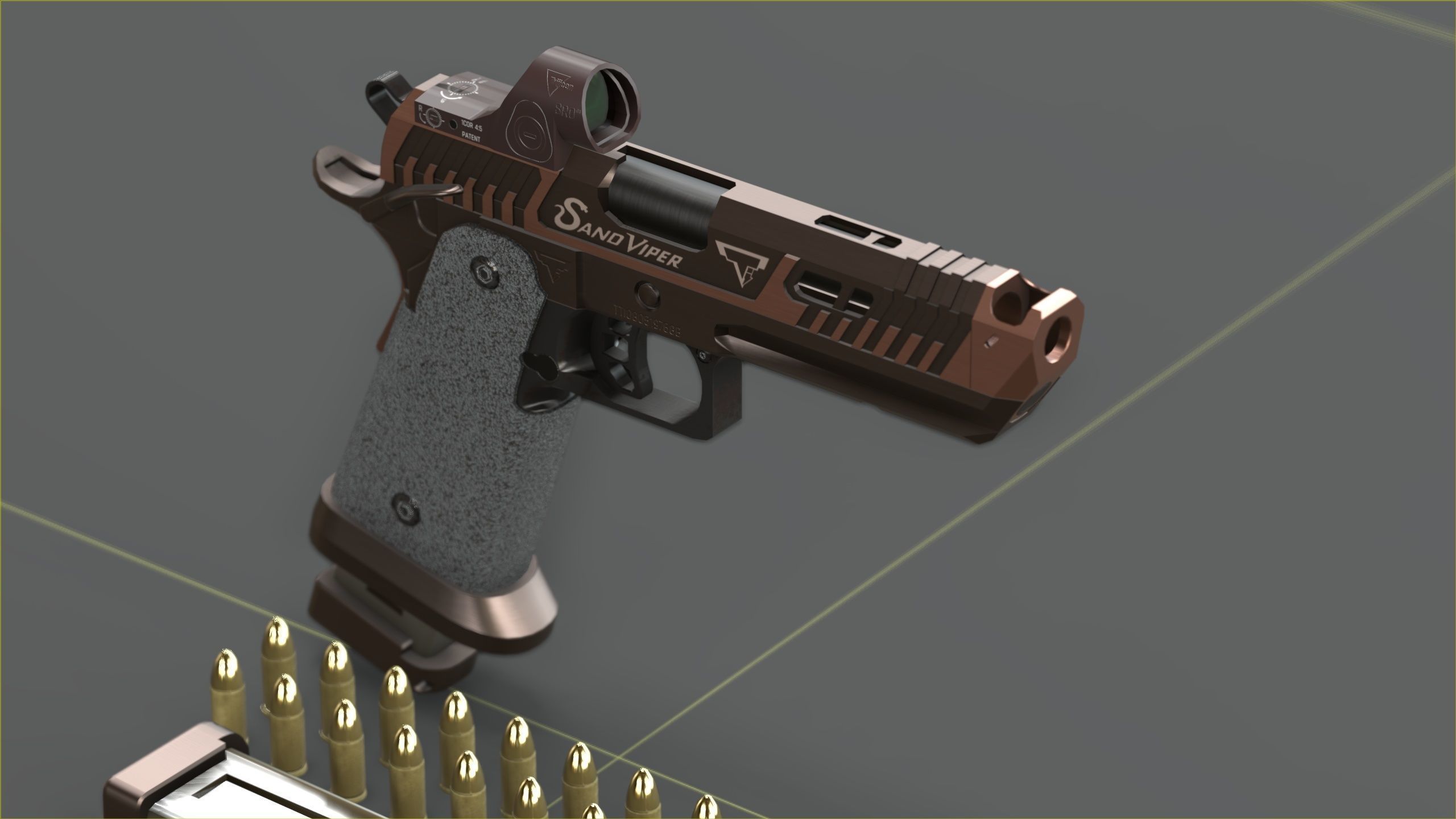 3D model TTI - Taran Tactical Innovations - Sand Viper VR / AR / low ...