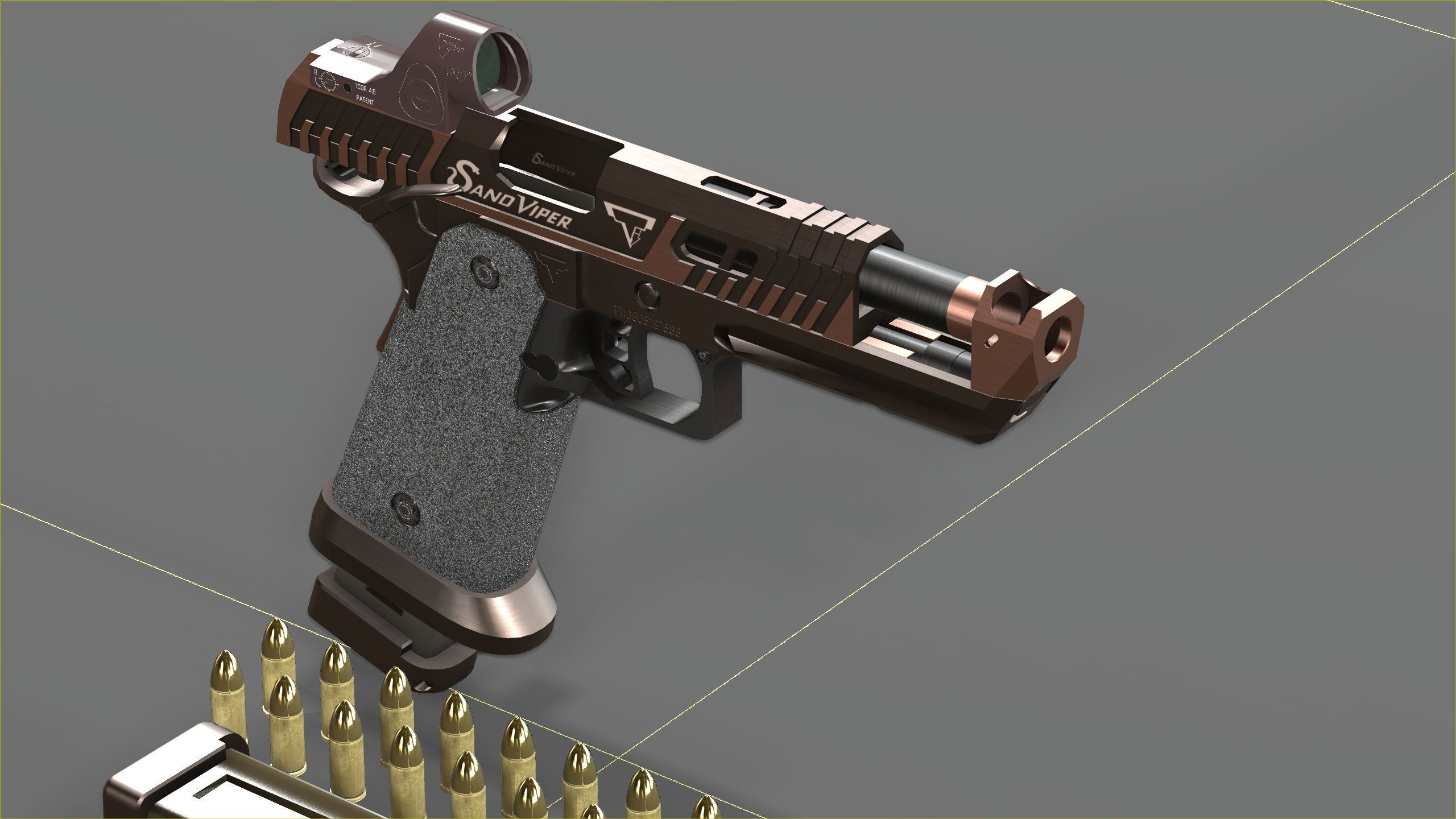 3D model TTI - Taran Tactical Innovations - Sand Viper VR / AR / low ...