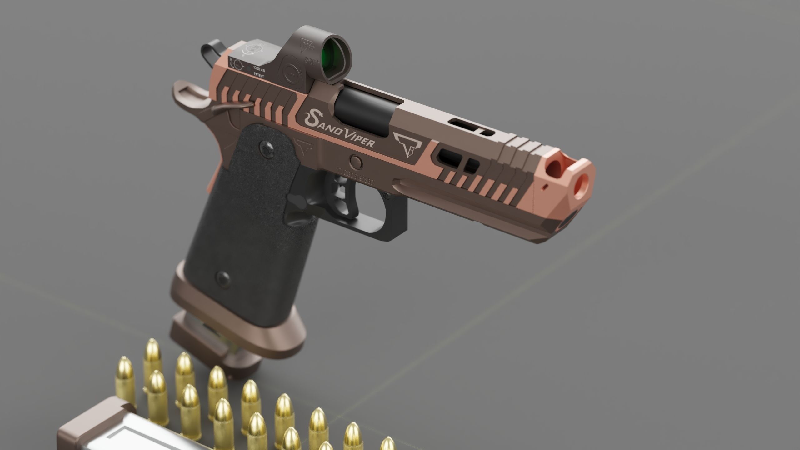 3D model TTI - Taran Tactical Innovations - Sand Viper VR / AR / low ...