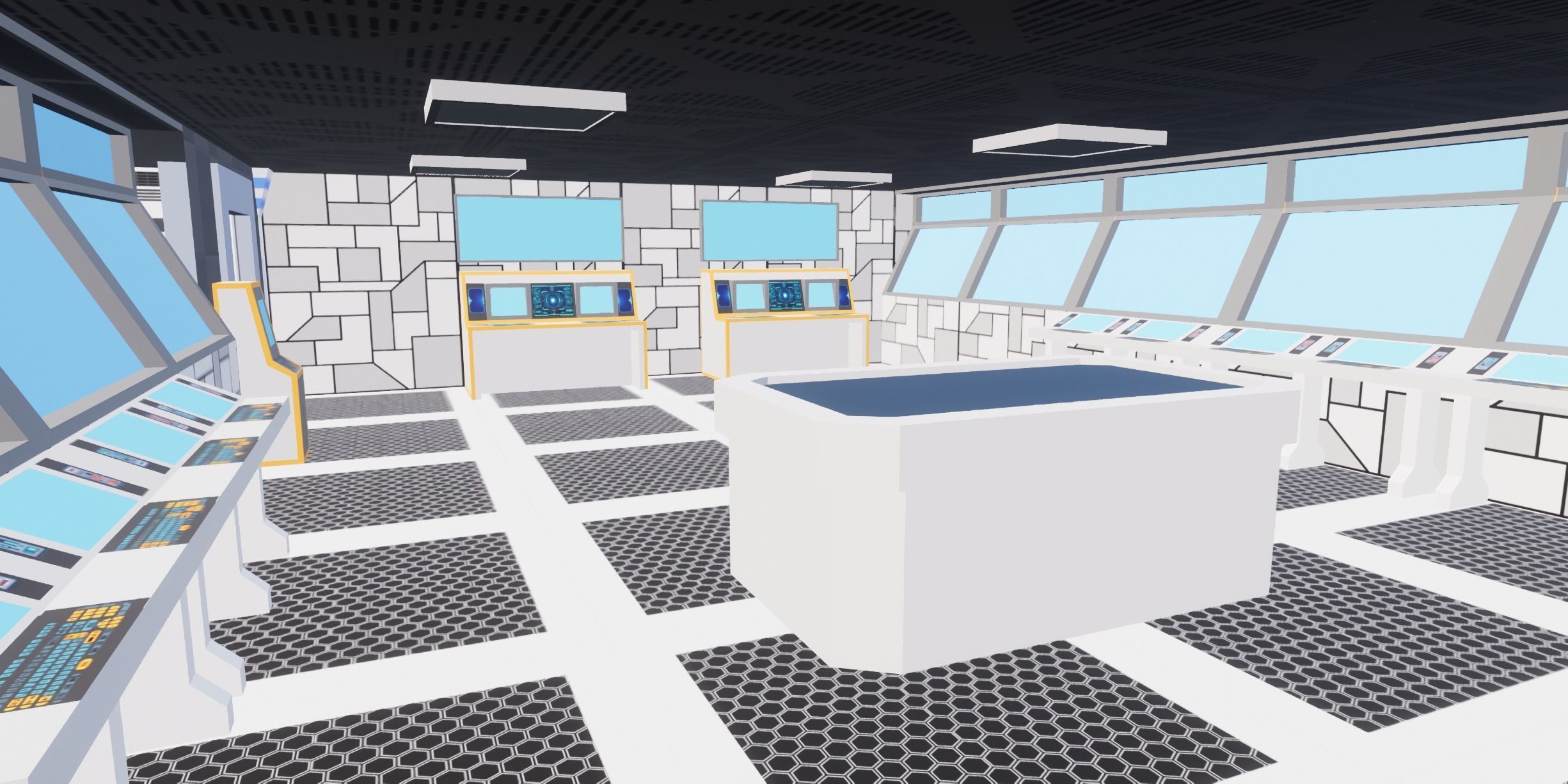 3D model SCI FI BASE MODULAR KIT LOW POLY VR / AR / low-poly | CGTrader