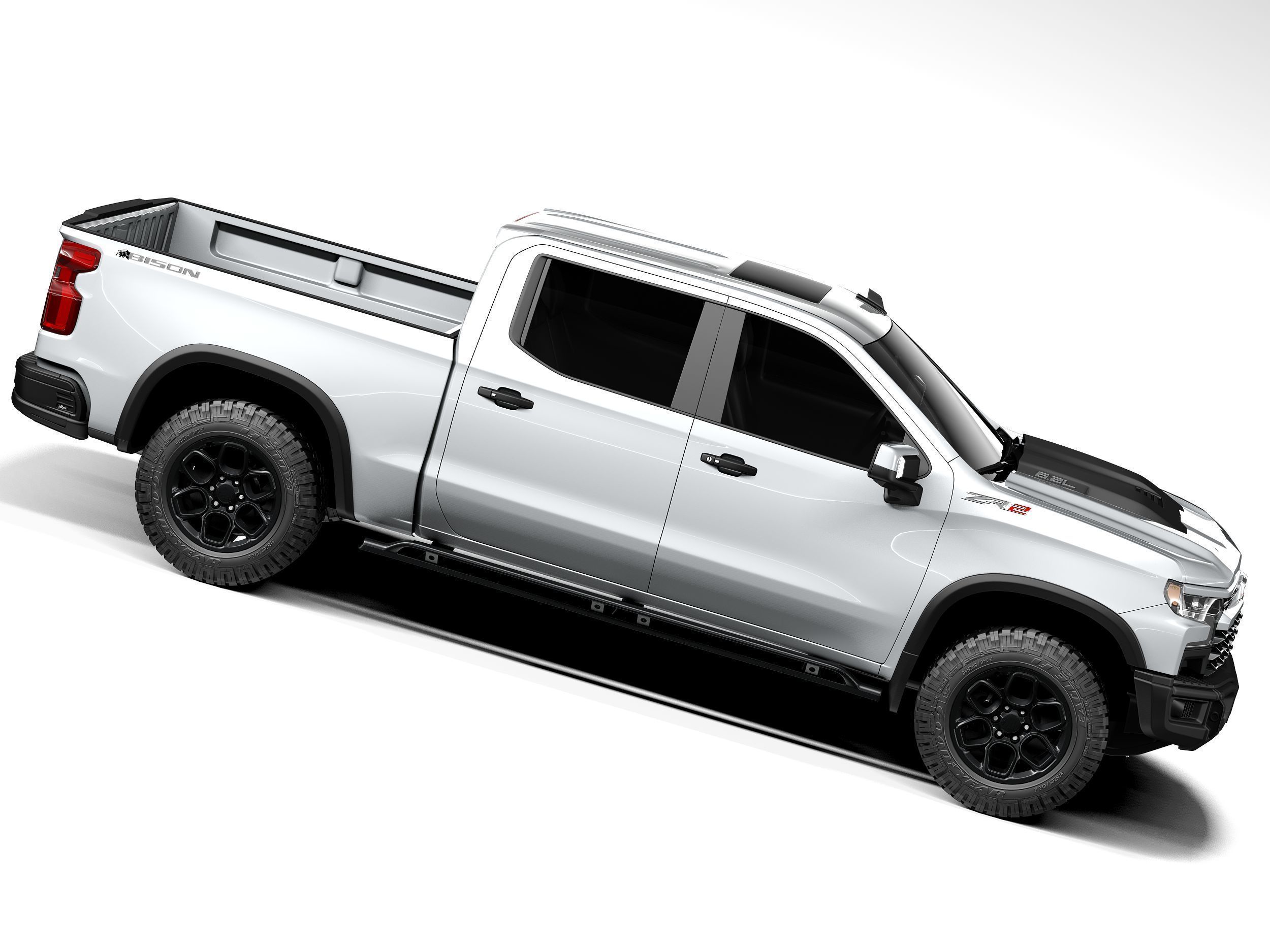 Chevrolet Silverado ZR2 Bison 2023 3D model | CGTrader