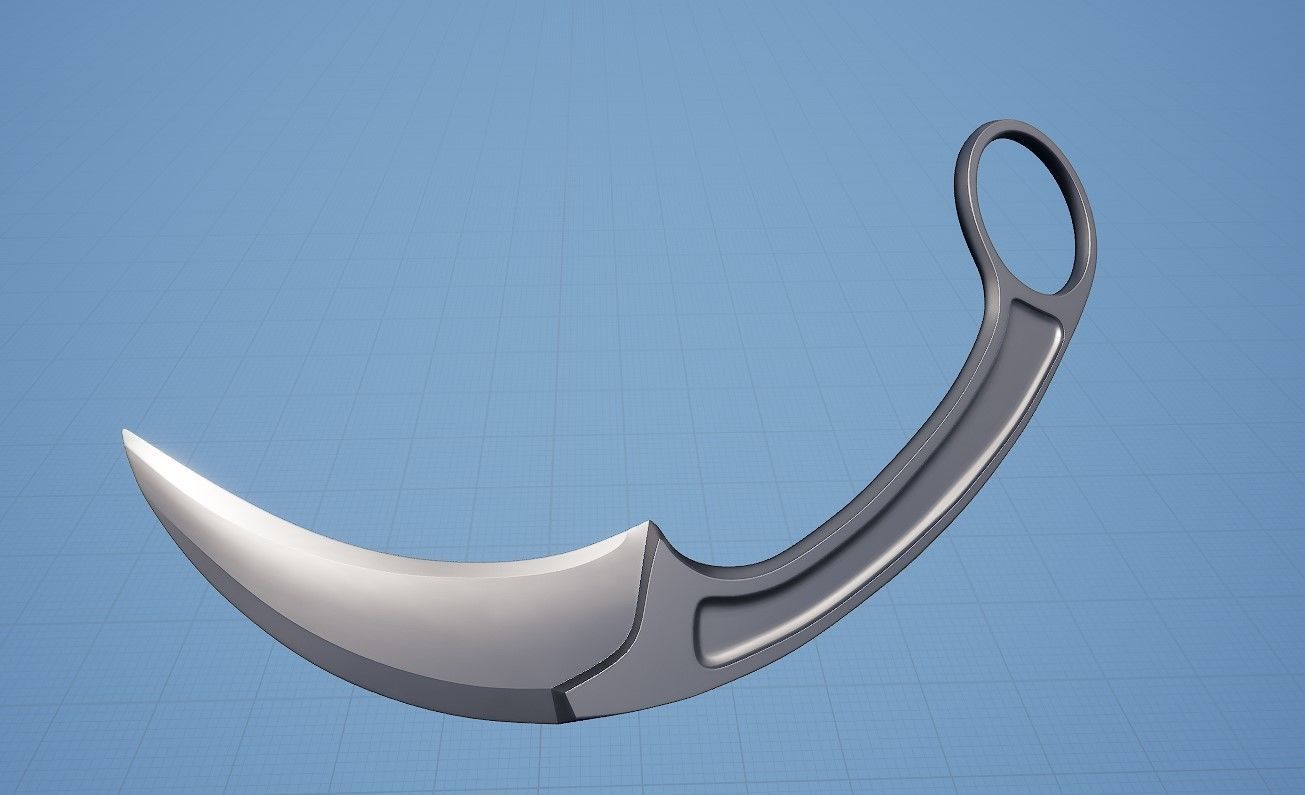 Knife Karambit 3D model 3D printable | CGTrader