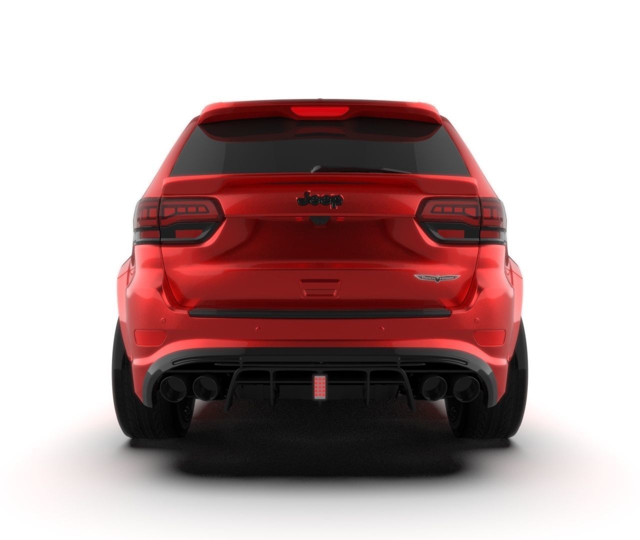 3D model Jeep Grand Cherokee TrackHawk Custom BodyKit VR / AR / low ...