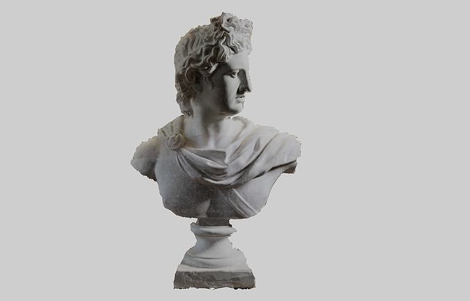 Damaged Ancient Bust 3D model | CGTrader