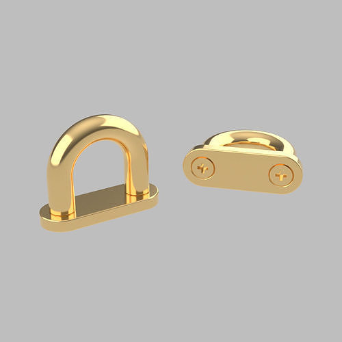 D Ring Rivets For Purse 3D model 3D printable | CGTrader