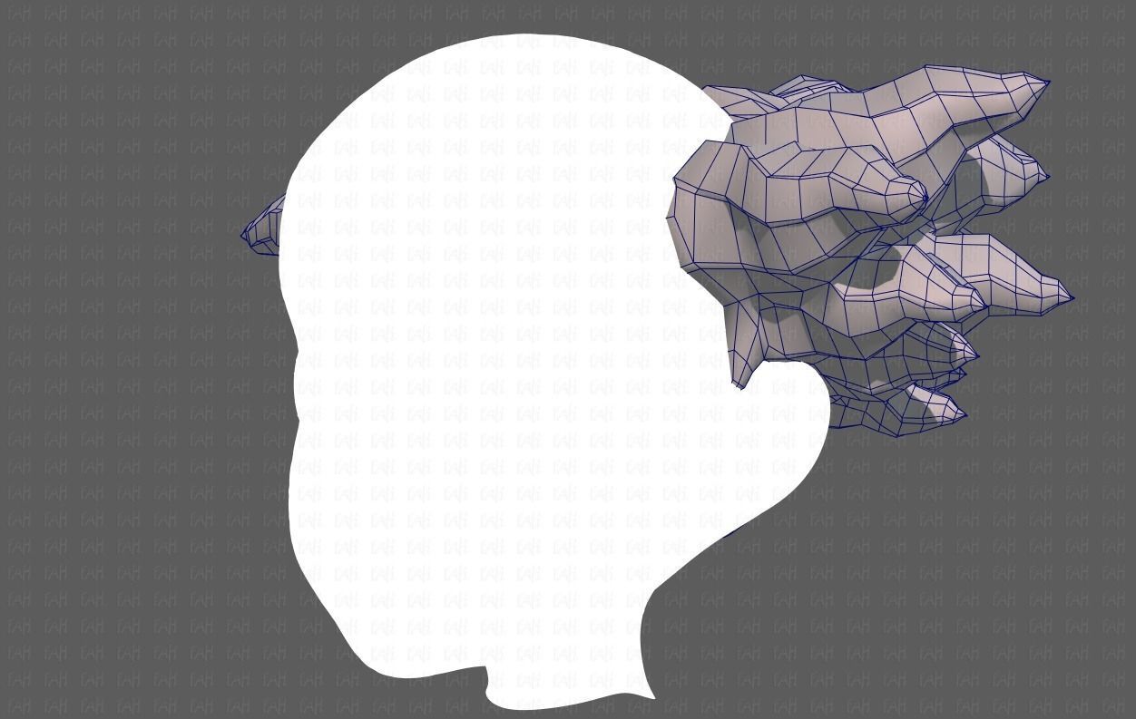3D model Base Hair for Boy V44 VR / AR / low-poly | CGTrader