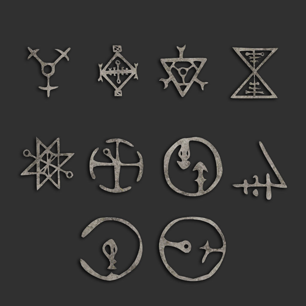 3D model 110 Runes Alpha 8K Vol 1 VR / AR / low-poly | CGTrader