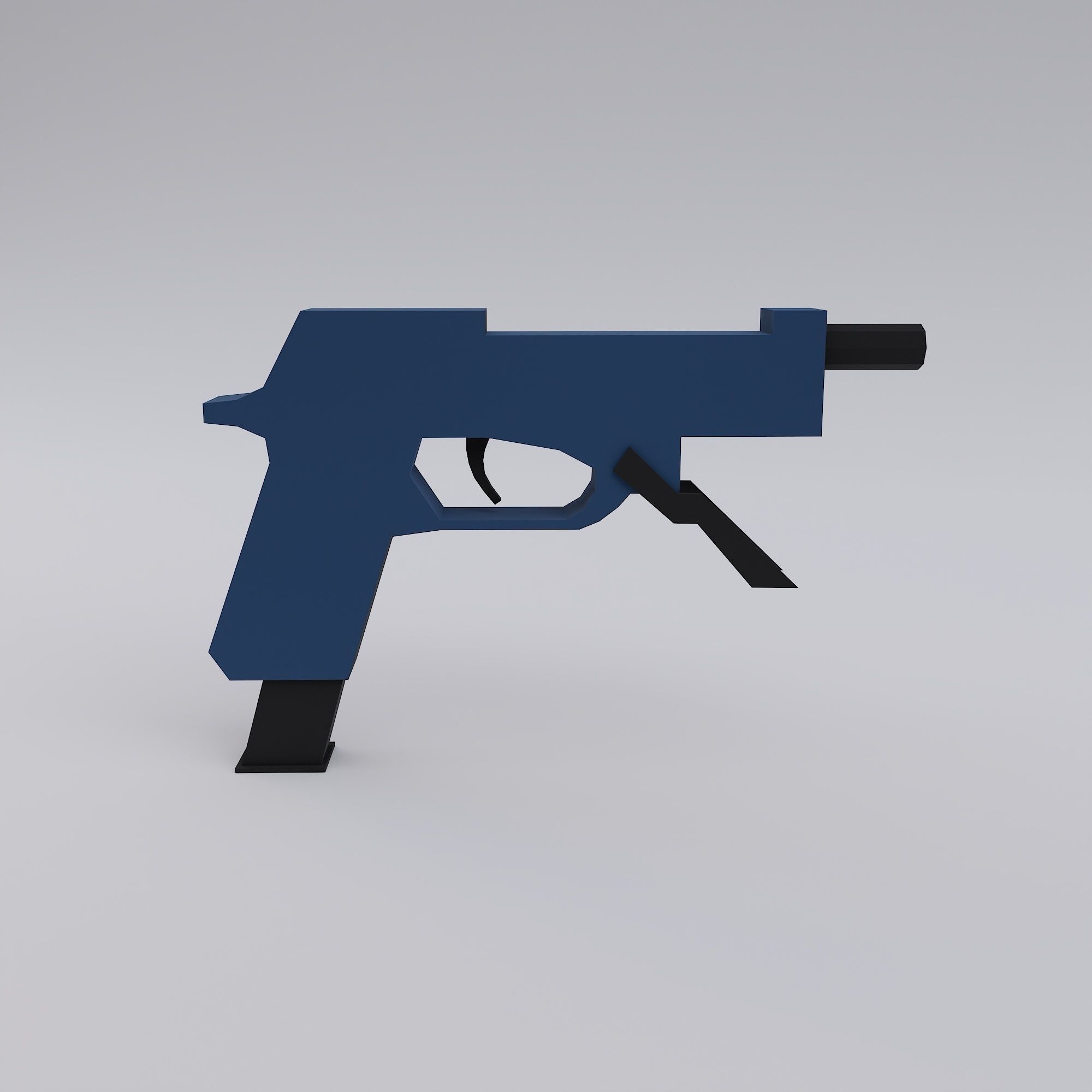 3D model Beretta 93R machine pistol gun VR / AR / low-poly | CGTrader