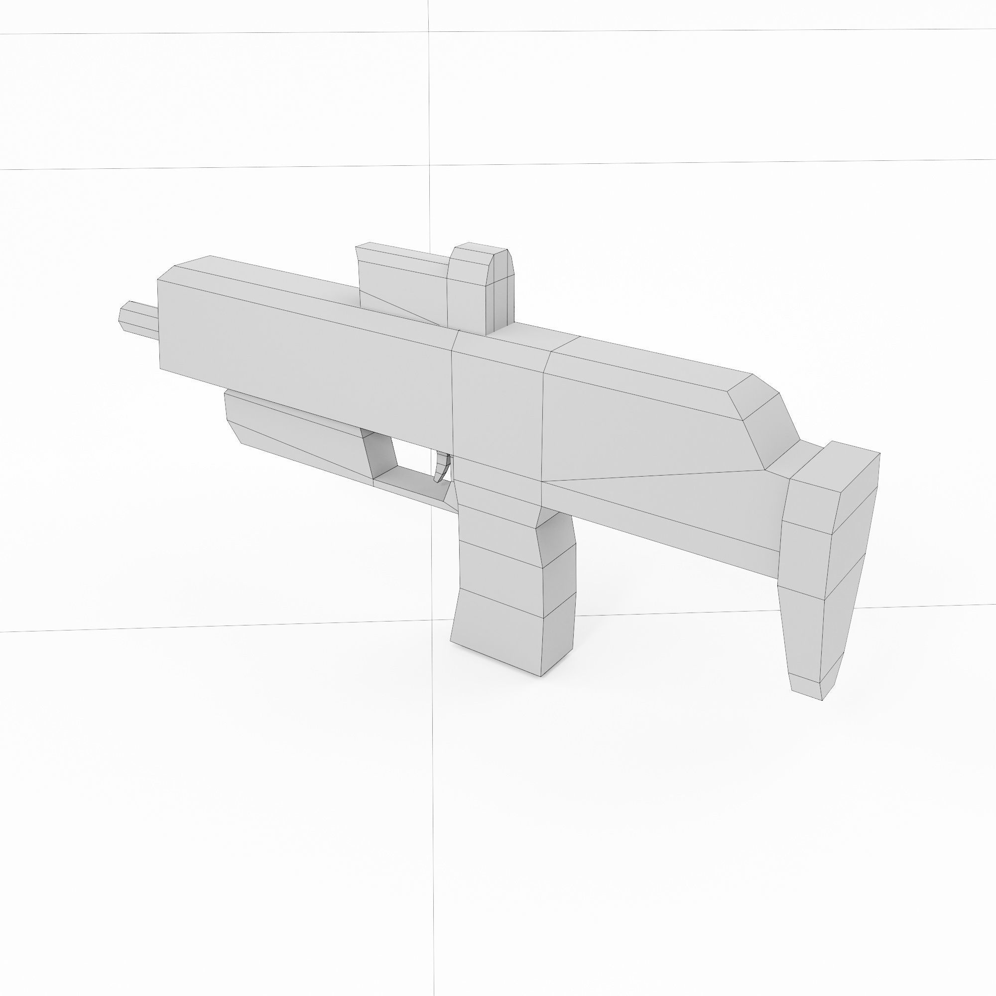 3D model Heckler Koch MP7 submachine gun VR / AR / low-poly | CGTrader