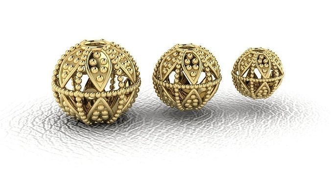 42 Beads 3D model 3D printable | CGTrader