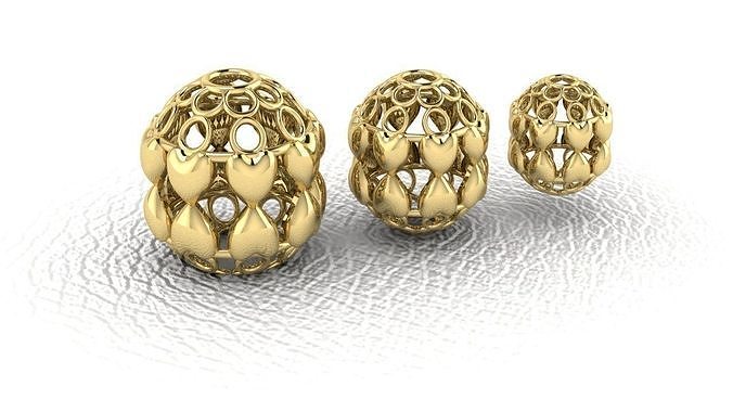 44 Beads 3D model 3D printable | CGTrader