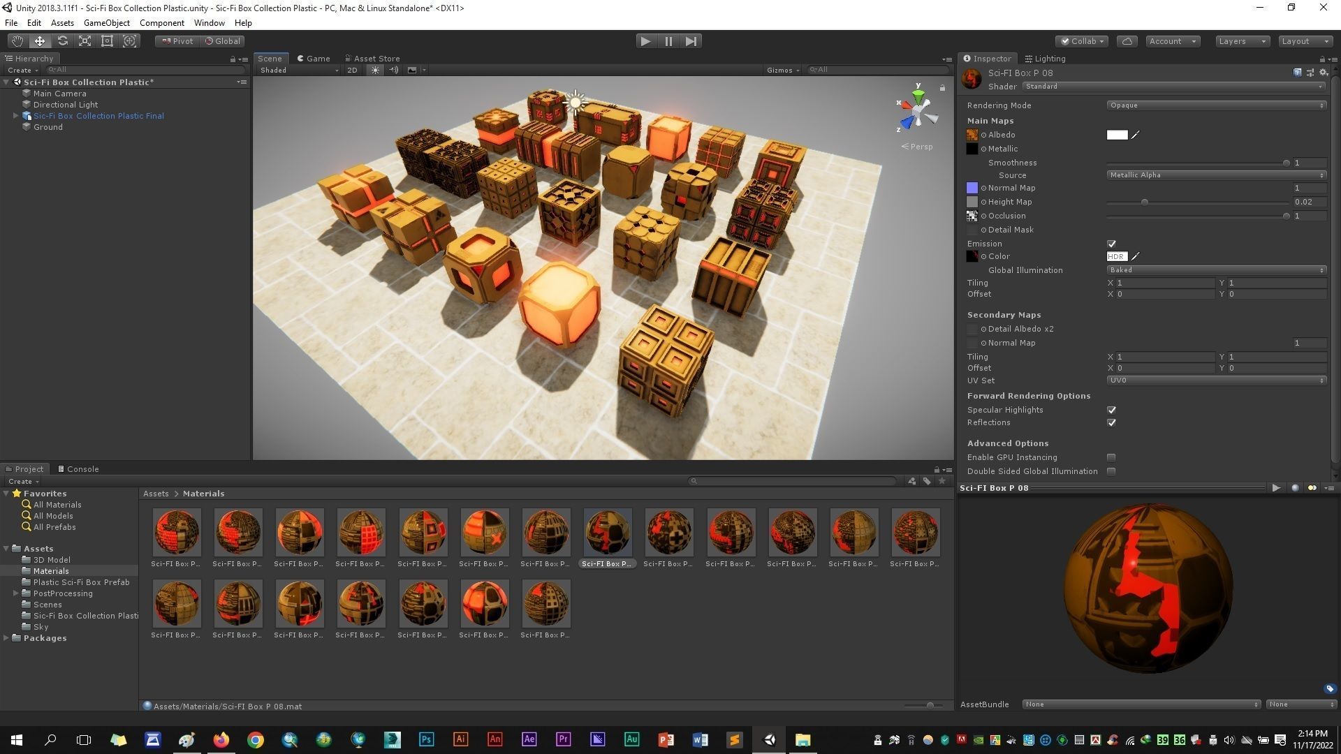 3D model Sic-Fi Box Collection Plastic VR / AR / low-poly | CGTrader