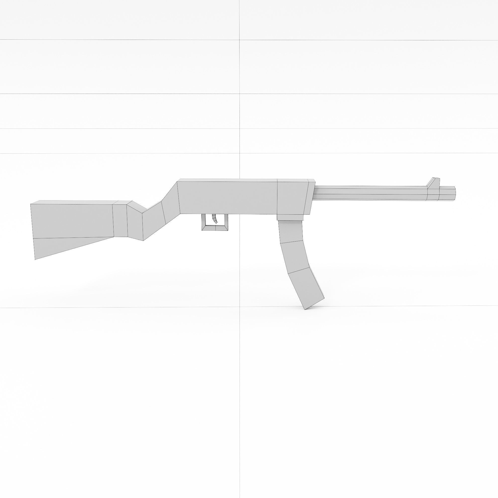 3D model M49 submachine gun VR / AR / low-poly | CGTrader