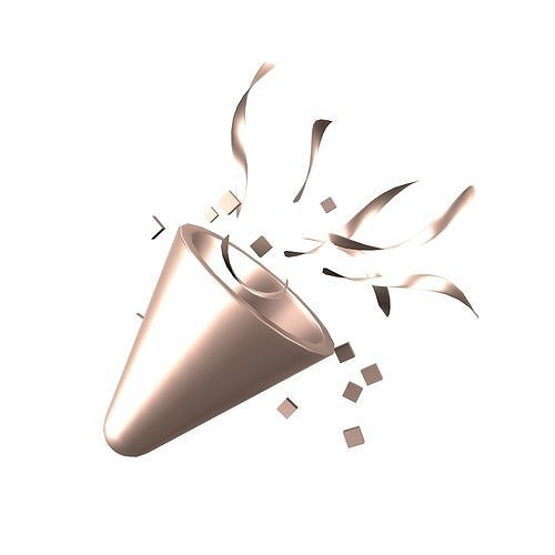 3D model Party Popper v2 005 VR / AR / low-poly | CGTrader