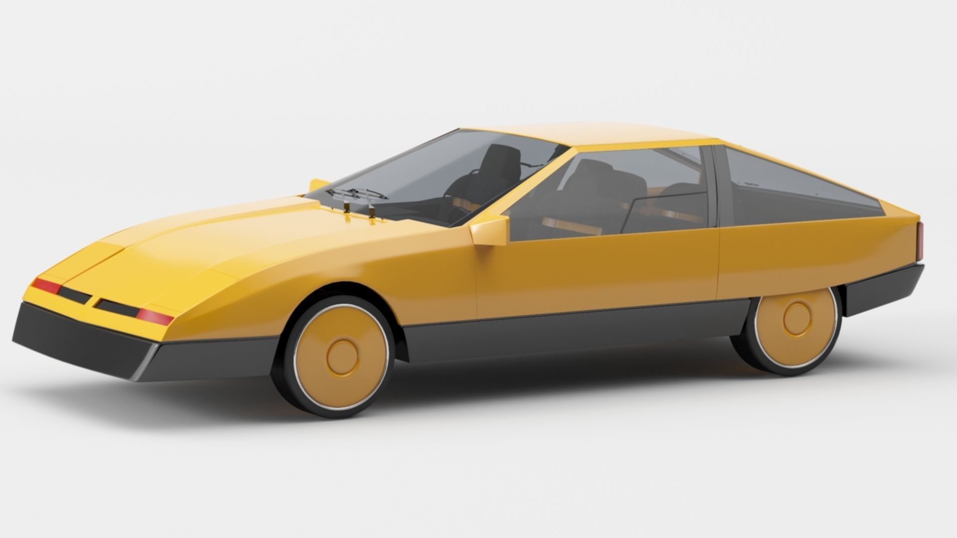 Opel GT2 Style consept car 3D model rigged | CGTrader